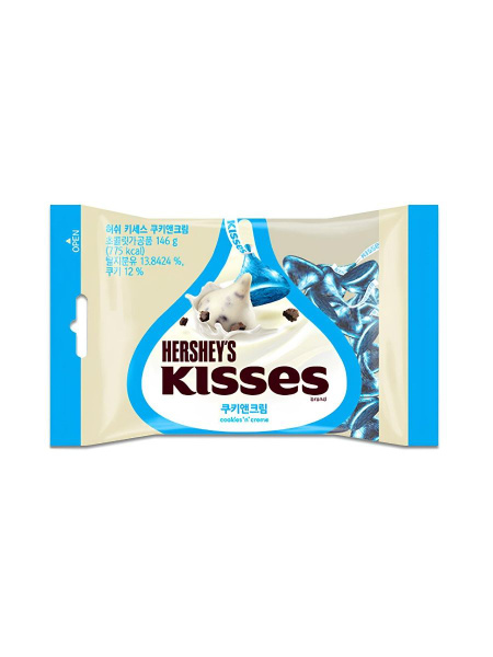 Конфеты Hershey's Kisses Cookie & Cream, 146 гр - купить с доставкой по ...