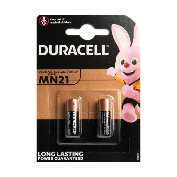Батарейка (4шт) DURACELL A23 (MN21) 12В щелочная(алкалиновая)(бл2 ...