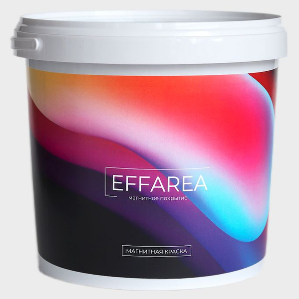 Магнитная краска - грунт для стен Effarea PRO, Усиленный состав, 10 лет ...
