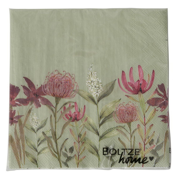 Бумажные салфетки Flore Lumea 17*17 см зеленые, 20 шт - купить в ...