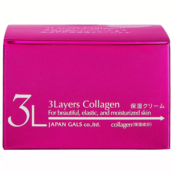 JAPAN GALS Увлажняющий крем 3 Слоя Коллагена 60 г - купить с доставкой по выгодным ценам в ...