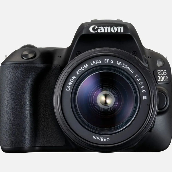 Беззеркальный фотоаппарат Canon 200D kit EF-S 18-55mm is iii - купить ...