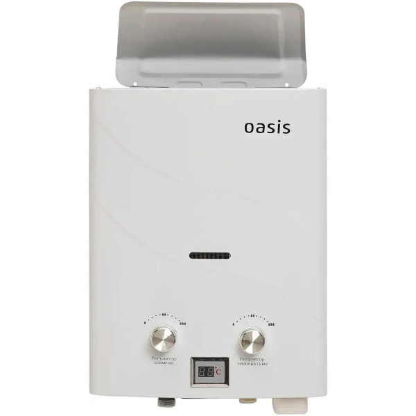 Газовая колонка бездымоходная Oasis B-12W природный газ, 11 кВт, 5 л ...