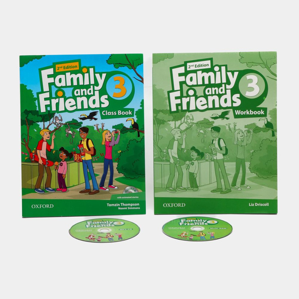 Family and Friends 3 2nd edition (Student's book + Workbook + диски ...
