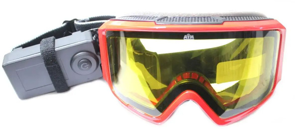 Очки снегоходные с магнитной линзой и подогревом AiM (PRO) 190-103 Accu ...