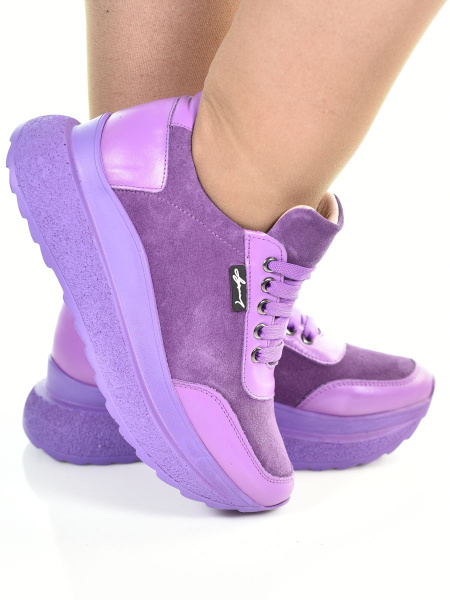 Кроссовки Женский Ascalini, размер 42 7 Демисезон Шнурки Стандартный средний (до 9 см) Россия ...