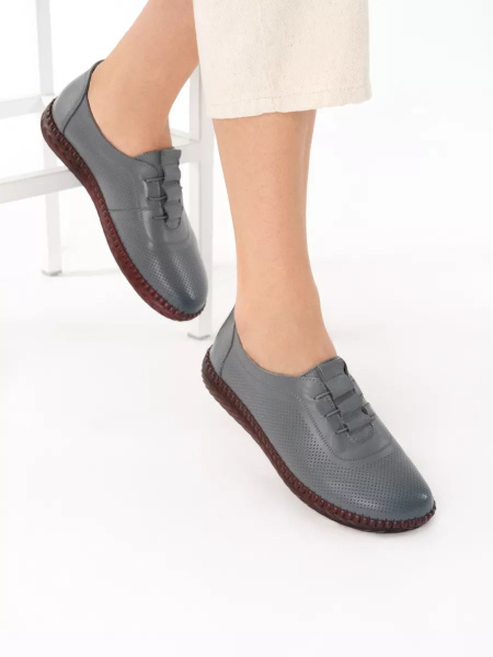 Туфли Женский Covani Натуральная кожа, размер 40 Без каблука 8 слиперы Гимнастика, Самокат ...