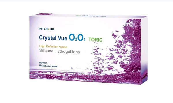 Crystal Vue Астигматические линзы, -1.00, -2.75, 160, 1 месяц - купить ...