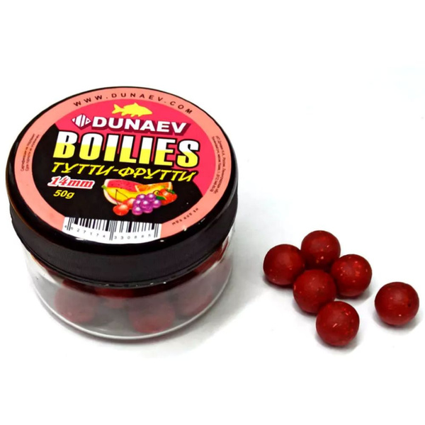 Бойлы Dunaev Вареные 14мм Тутти-Фрутти (50г) - купить с доставкой по выгодным ценам в интернет ...