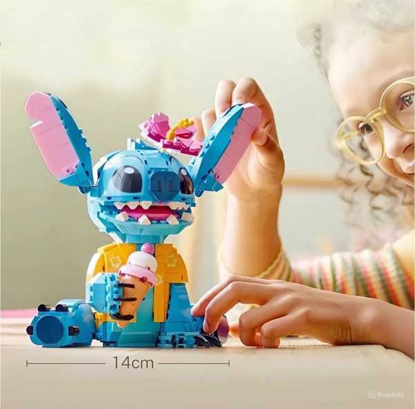 Конструктор Дисней Ститч с рожком мороженого 730 деталей детский купить на OZON по низкой цене ...