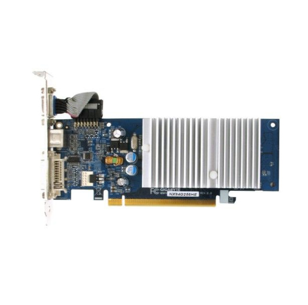 Видеокарта Gigabyte GeForce 8400 GS, 256 МБ PCI-E x16 PCI-E, DVI GV-NX84G256HE купить c ...