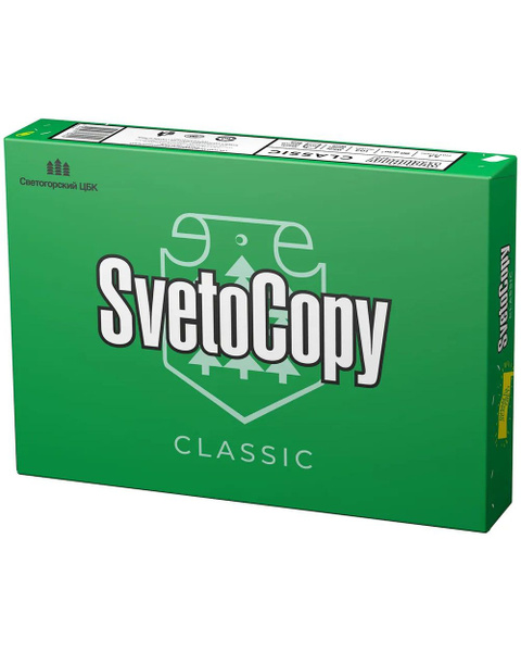 Офисная бумага для печати SvetoCopy, формат А4, 500 листов, 1 упаковка ...