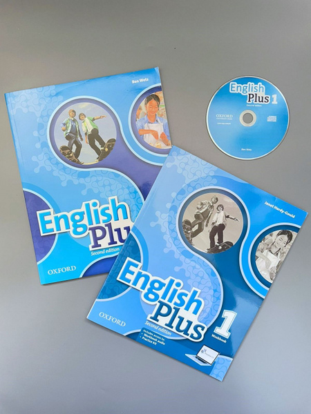 English plus 1 Students Book+Workbook+Диск - купить с доставкой по ...