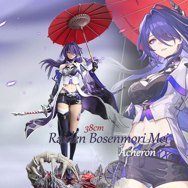 Вопросы и ответы о Аниме-фигурка Honkai: Star Rail Acheron Raiden Bosenmori Mei 36cm – OZON ...