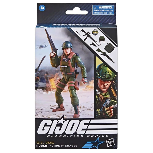 Игрушки-трансформеры Hasbro G.I. Joe Classified Series Robert "Grunt ...