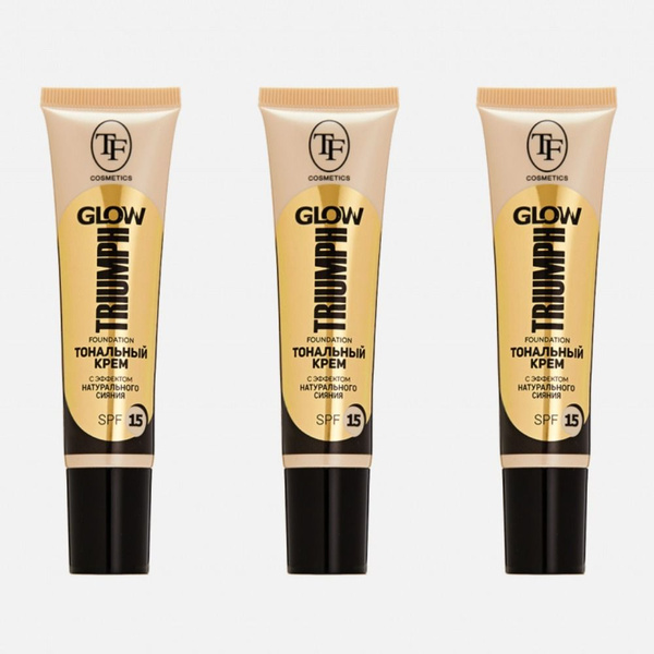 Триумф TF Крем тональный Glow Foundation SPF-15 тон 203 Светло-бежевый ...