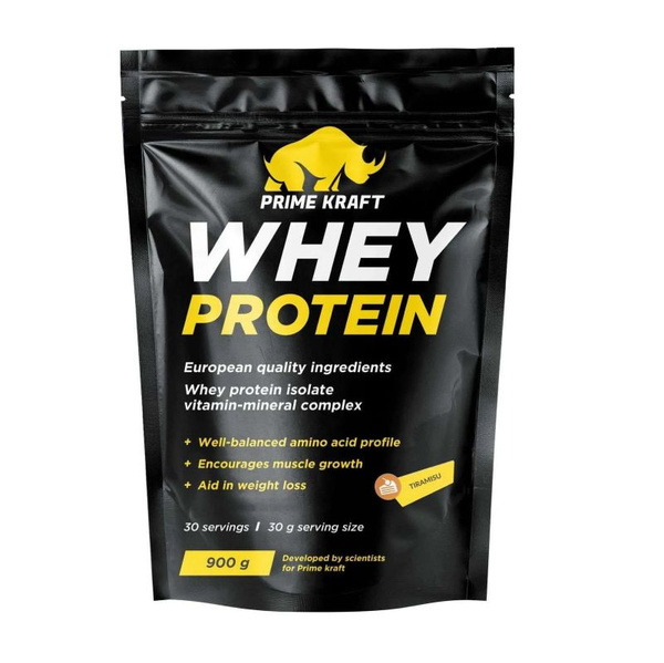 Протеин Prime-Kraft Whey 900г, вкус: тирамису - купить с доставкой по ...