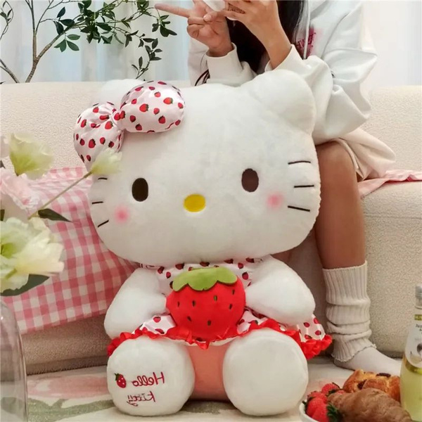 Мягкая игрушка Хеллоу Китти HELLO KITTY Кошка игрушка-обнимашка 40 см ...
