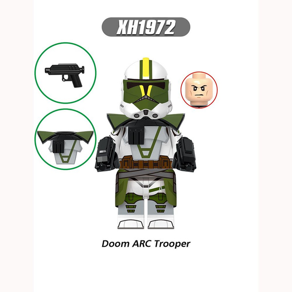 Конструктор фигурок Звёздные войны(Star Wars ),Doom ARC Trooper(4.5см ...