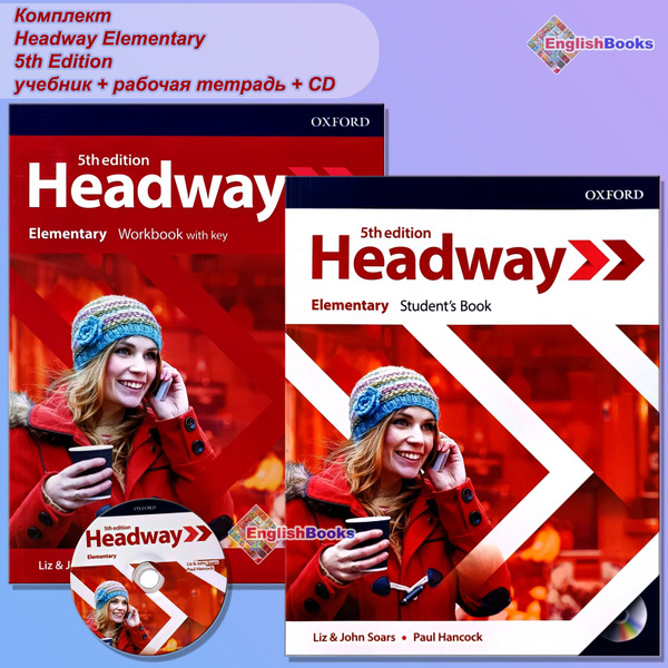 Headway Elementary 5th edition, комплект с CD - купить с доставкой по выгодным ценам в интернет ...