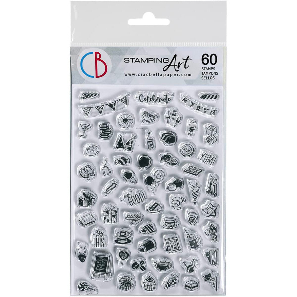 Набор прозрачных штампов 10х15 см BuJo Party от Ciao Bella - купить с ...