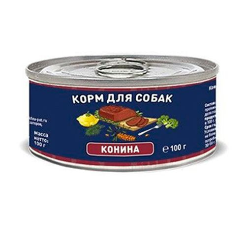 Solid Natura Holistic Monoprotein / Консервы Солид Натура Беззерновые для собак Конина, 100г х ...