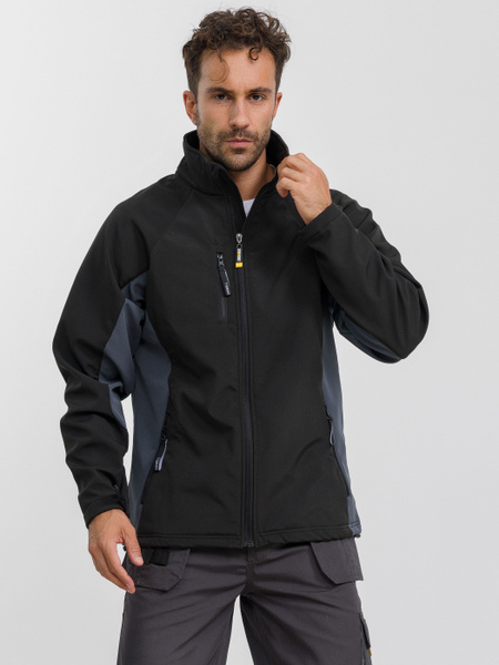 Куртка DOWELL Softshell чёрная - купить с доставкой по выгодным ценам в интернет-магазине OZON ...