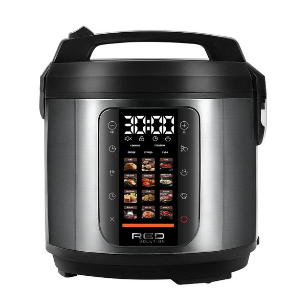 Мультиварка RED solution Red Solution M4100, черный/стальной - купить по доступным ценам в ...
