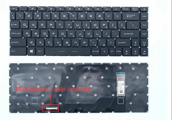 Новая клавиатура для MSI GE66 Raider MS-1541 GS66 Stealth MS-16V1 ...