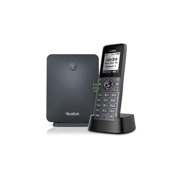 IP-DECT базовая станция Yealink W71P, 10 SIP аккаунтов, цветной 1,8 ...