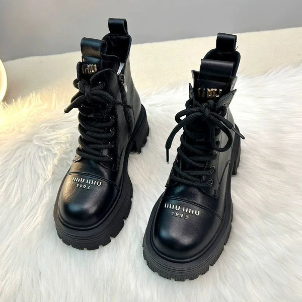 Ботинки Miu Miu купить с доставкой по выгодным ценам в интернет магазине Ozon 1689249114