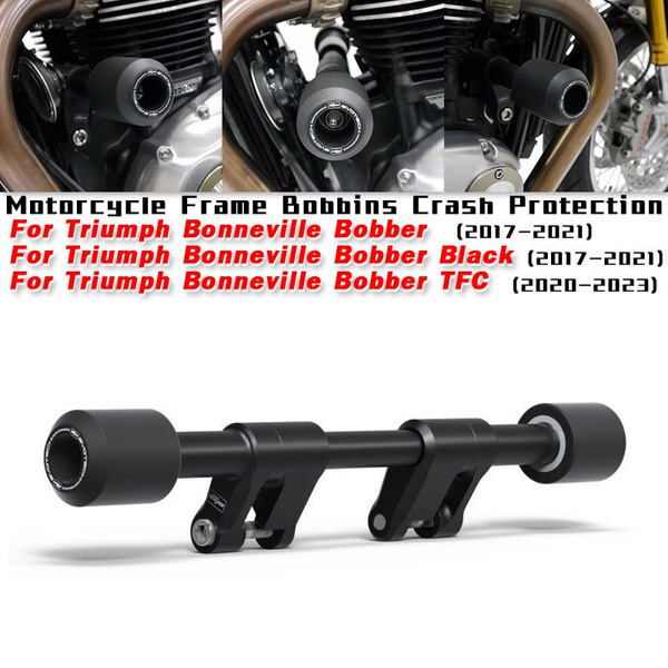 For Triumph Bonneville Bobber / Black / TFC 2017-2023 защита рамы ...