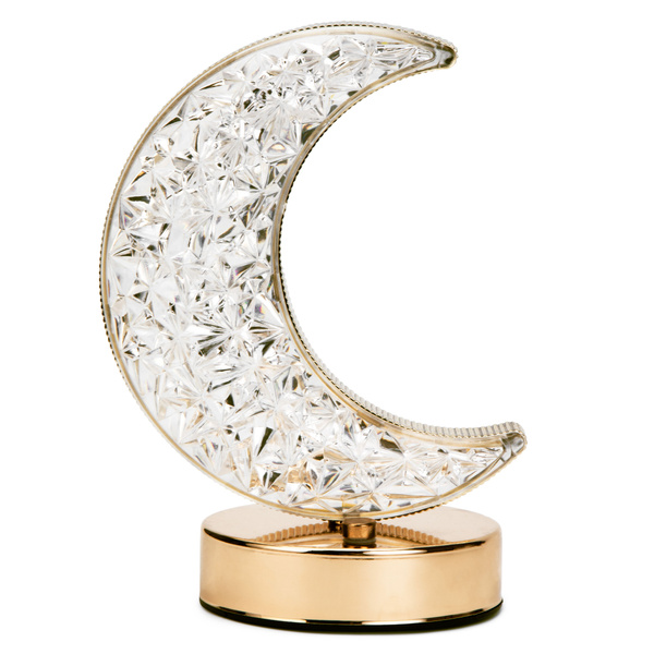 Светильник настольный декоративный, Светодиодный ночник Месяц, 19 см ...