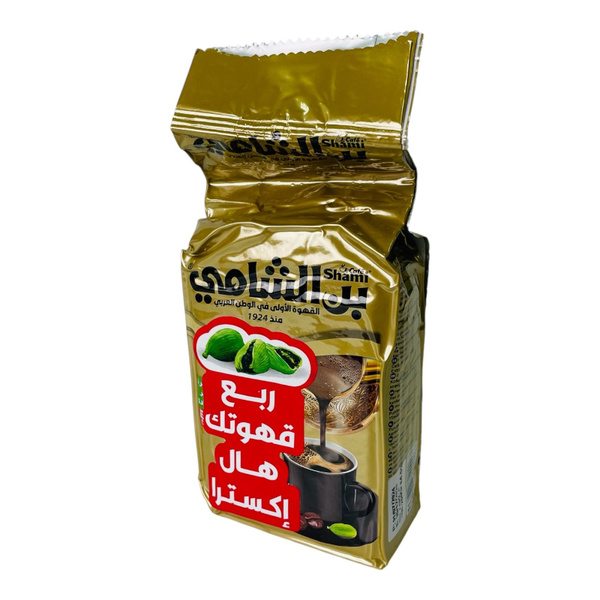 SHAMI CAFE / Кофе молотый с кардамоном Gold Extra Green Cardamom 200г ...