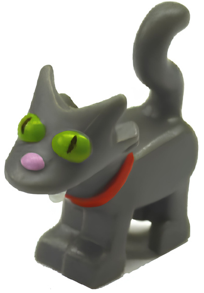 Кошка Снежок Lego Cat, The Simpsons with Bright Pink Nose (Snowball II ...