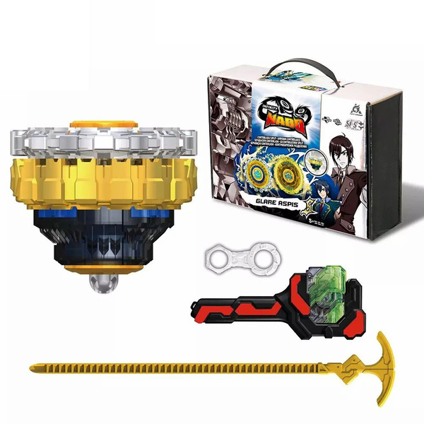 Инфинити Надо. Волчок "Крэк" Glare Aspis с пусковым устройством. Infinity Nado - купить с ...