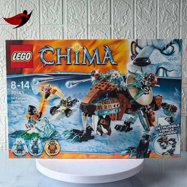 Лего Конструктор LEGO Chima 70143 Машина острозубого боевого тигра ...