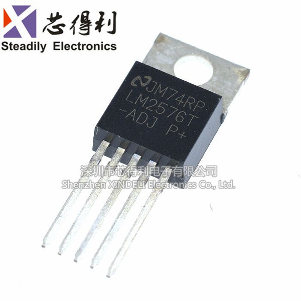 10 шт LM2576T-ADJ Микросхема источника питания постоянного тока TO-220-5 с регулируемым ...