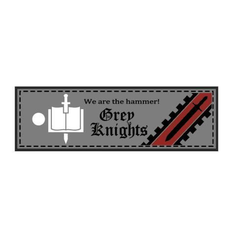 Warhammer 40k Grey Knights аппликация Velcro клипса для вышивки ...
