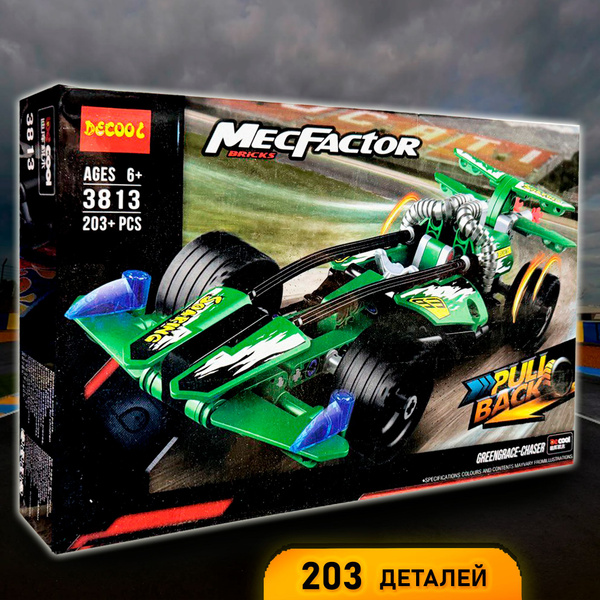 Конструктор Гоночный Болид (3813) , 203 деталей купить на OZON по низкой цене (1721210702)