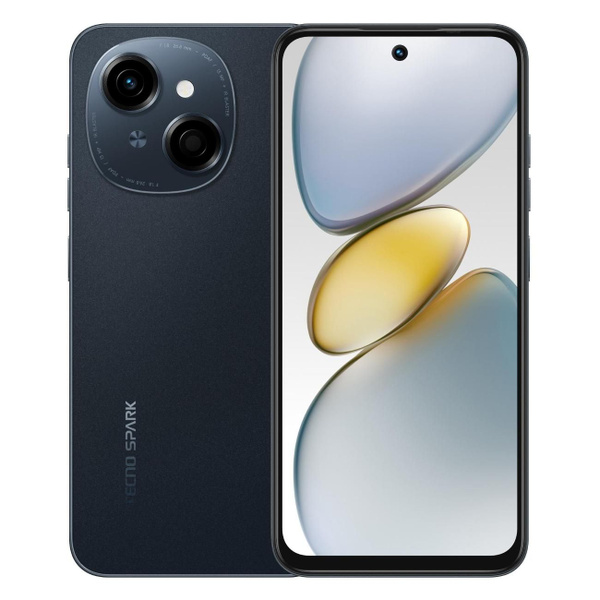 Смартфон Tecno Spark Go 1 128 ГБ 4 ГБ Черный Ips 2 Sim купить C
