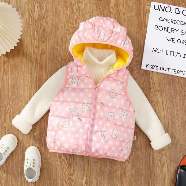 Жилет Мальчики, Девочки THANHDAT розовый персик, размер 80, 86 купить c доставкой на OZON по ...