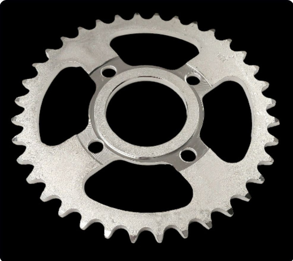 Венец, звезда ведомая 520-36 CG/CB 4x90x58 (прямая/плоская, 36 зубьев, 520й шаг цепи, Racer ...