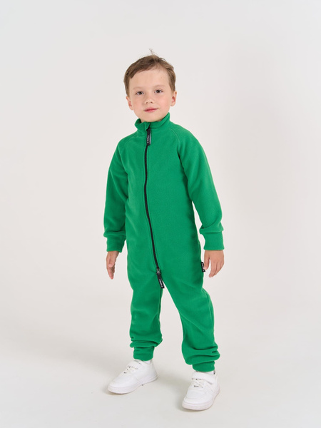 Комбинезон Девочки, Мальчики BUNGLY, размер 128, рост 122-128 зеленый Демисезон Воротник ...