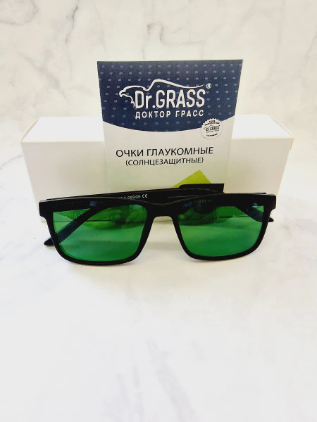Очки солнцезащитные глаукомные Dr Grass купить на OZON по низкой цене ...