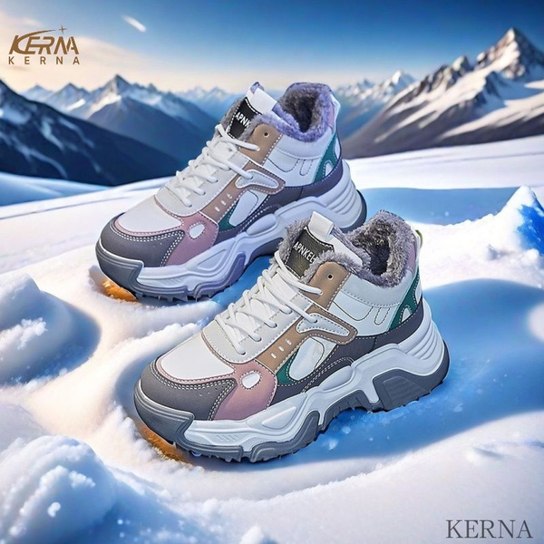 Кроссовки Женский KERNA, размер 35 D Зима Шнурки Россия купить c доставкой на OZON по низкой ...