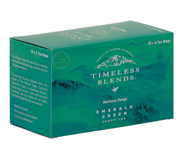 Чай зеленый Timeless Blends Emerald Green пакетированный 600 г, Индия ...
