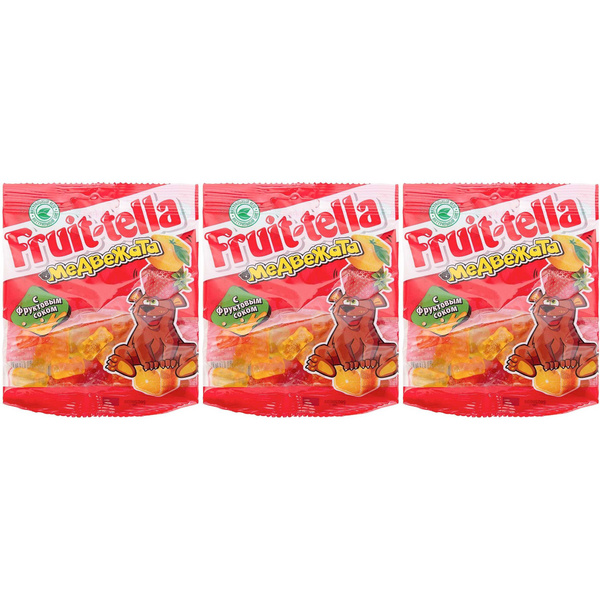 Мармелад Fruittella Медвежата жевательный 70 г, набор: 3 штуки купить на OZON по низкой цене ...