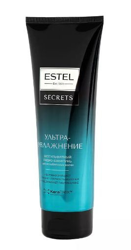 ESTEL PROFESSIONAL Шампунь для ослабленных волос бессульфатный Ультраувлажнение Secrets, 250 мл ...