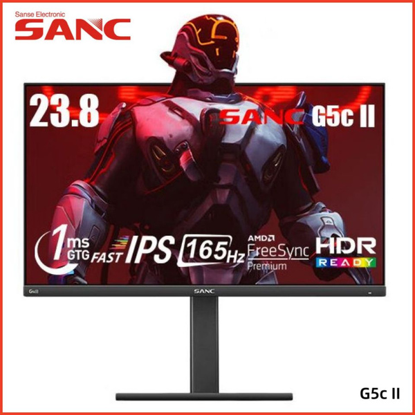 SANC 23.8" Монитор 2, черный, серый купить на OZON по низкой цене (1739089665)